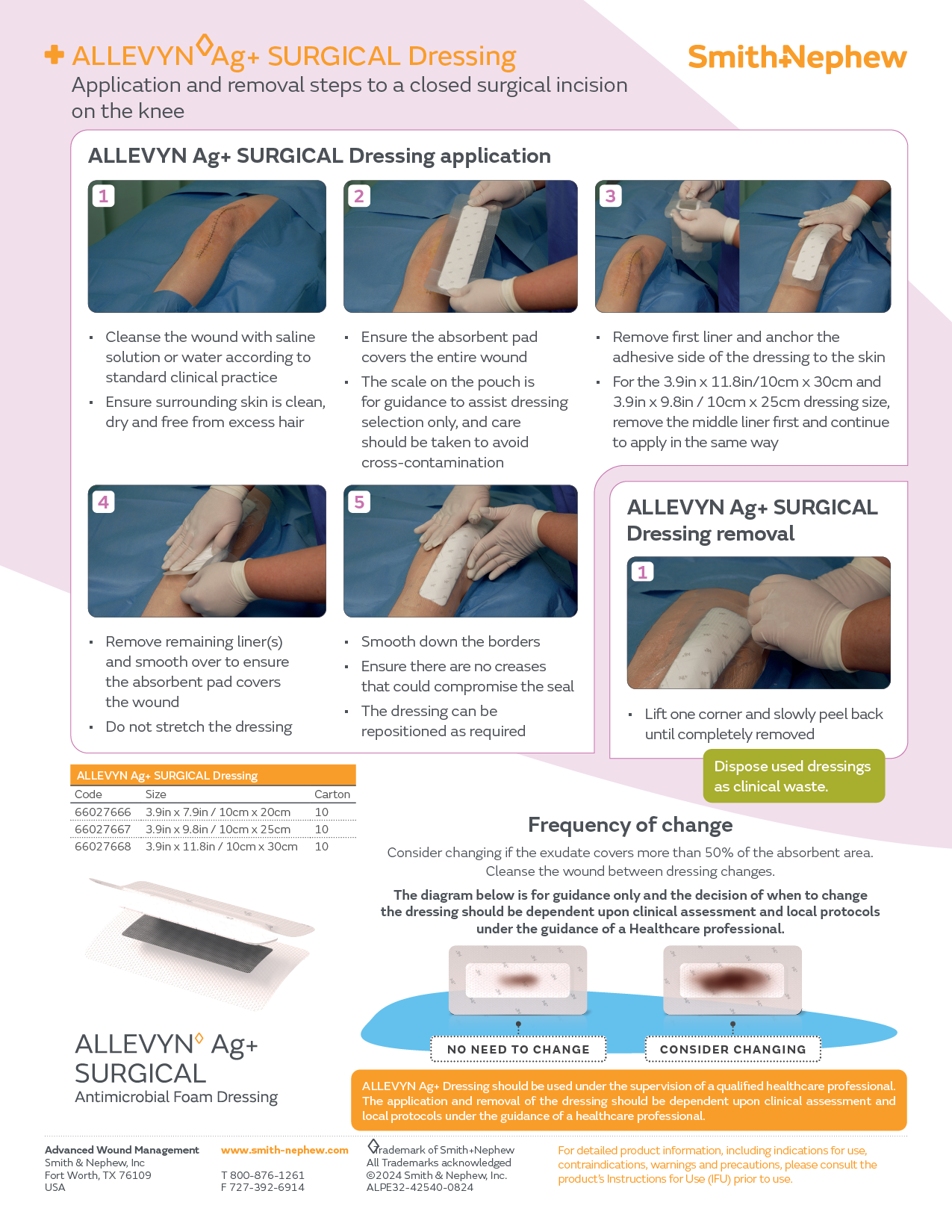 Introducing ALLEVYN Ag+ SURGICAL Dressings for incision care