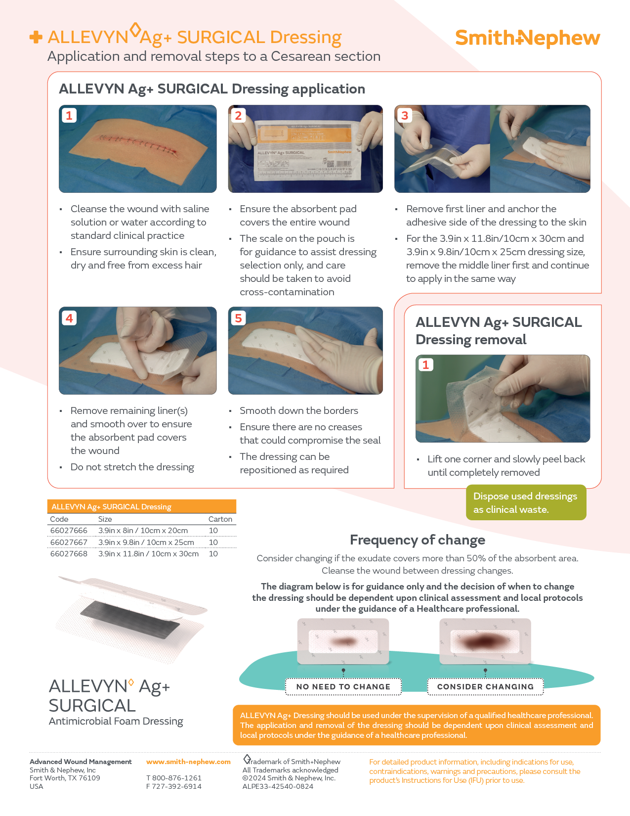 Introducing ALLEVYN Ag+ SURGICAL Dressings for incision care