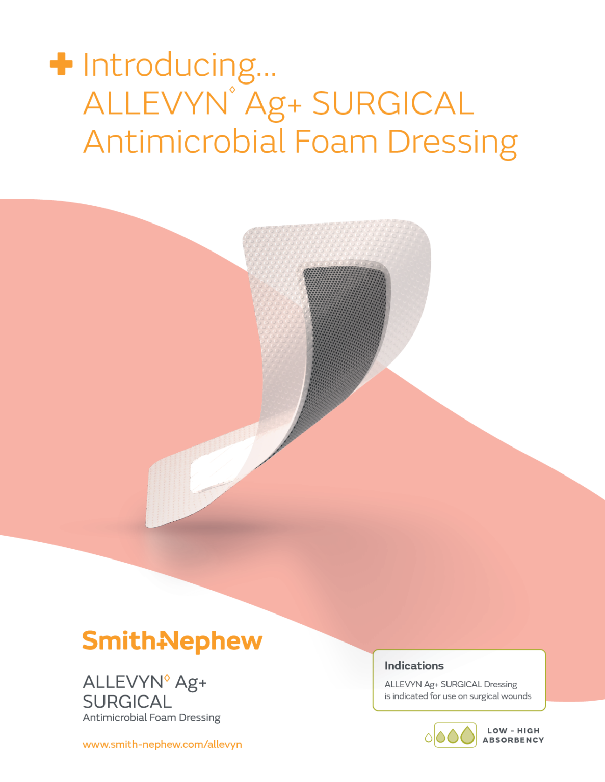 Introducing ALLEVYN Ag+ SURGICAL Dressings for incision care